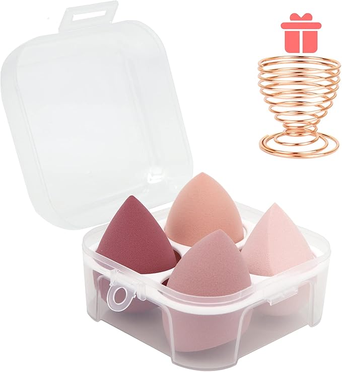 Beauty sponges Blending Blenders with 1 Holder and Egg Case, Flawless ...